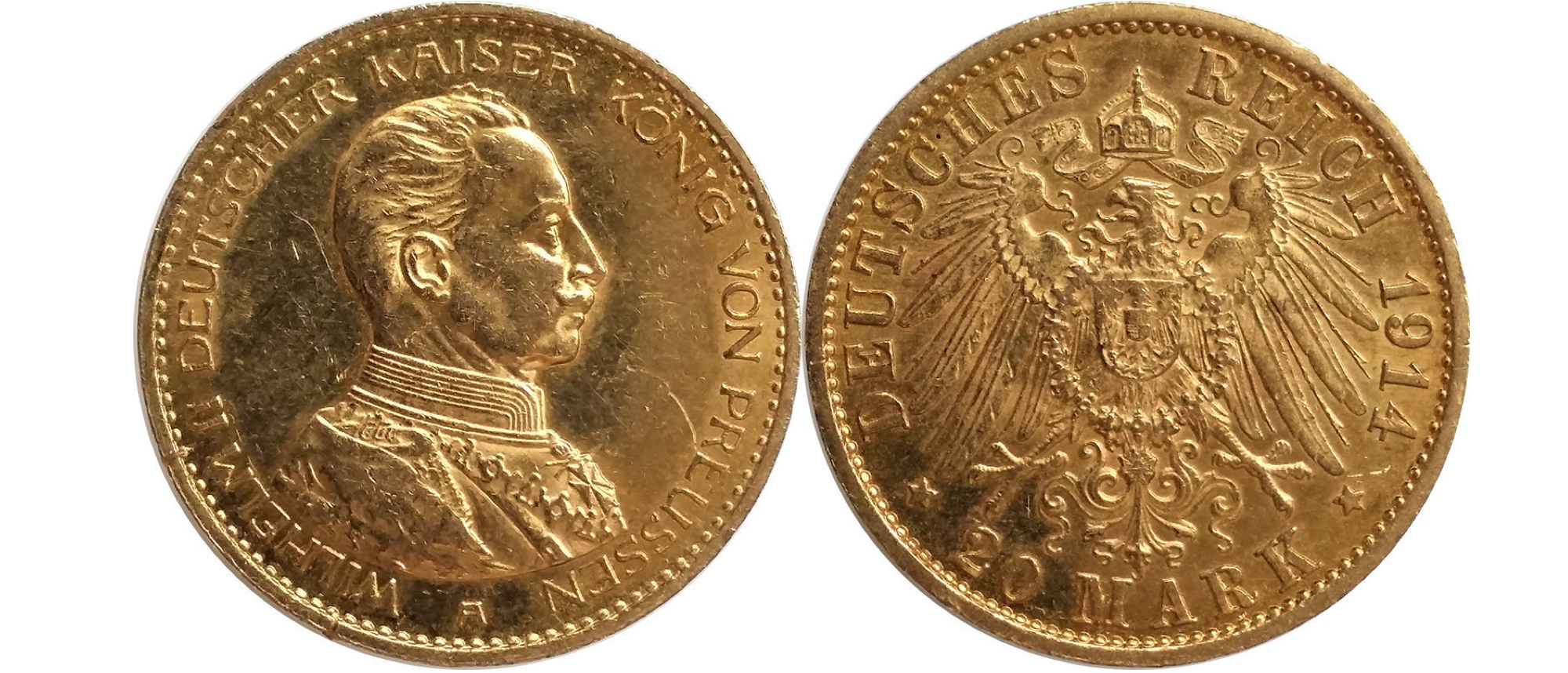 Gouden 20 Mark Duitland verkopen? Direct een bod op uw gouden munten